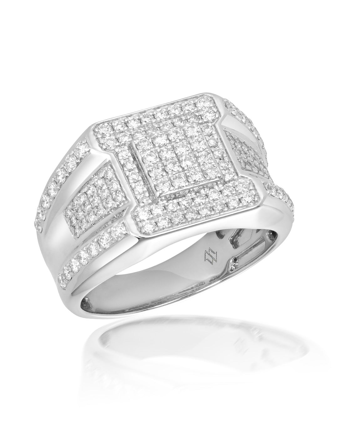 ‘Pillar’ - Diamond and White Gold Ring – McKinney Welch AUS