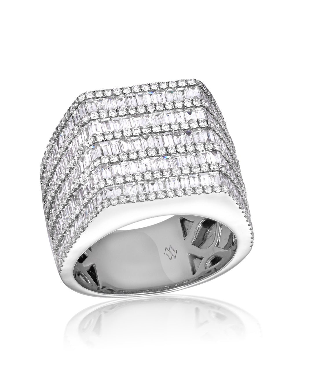 ‘Glass’ - Diamond and White Gold Ring – McKinney Welch AUS